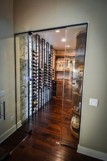 How an Office Space was Transformed into a Transitional Home Wine ...